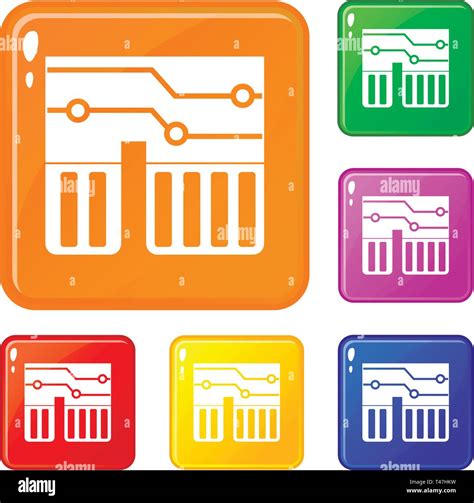 Computer Chipset Icons Set Vector Color Stock Vector Image And Art Alamy