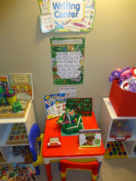 Preschool Classroom Writing Center Preschool Writing Center Choice
