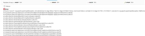 malformed records are detected in schema inference microsoft qanda