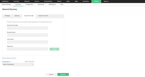 Discover Networks In Opmanager Opmanager Help