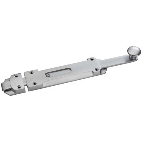 Barrel Bolt Flat 250mm Satin Chrome Handles Inc Cape Town