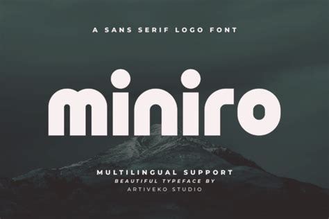 Miniro Font By Artiveko · Creative Fabrica