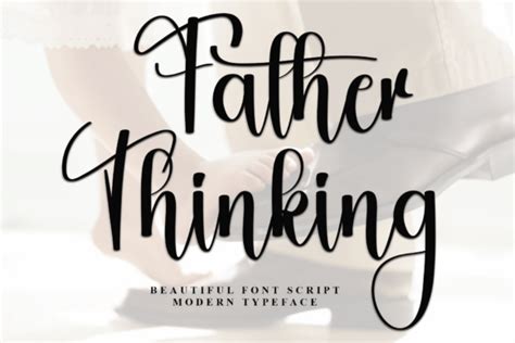 Father Thinking Font Fonts Free Downloads