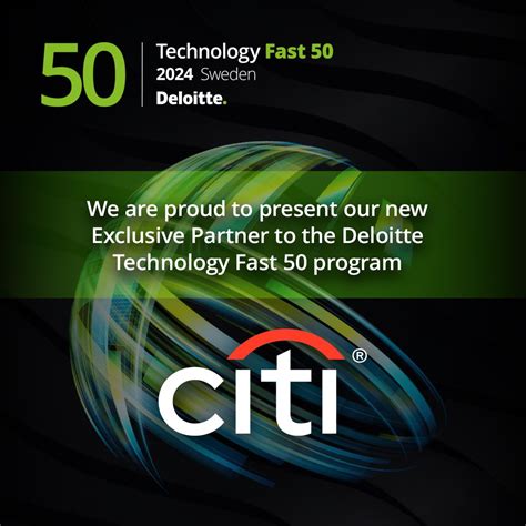 Thanks To Deloitte For Partnering With Us And Well Done To The Whole Citi Tech Team In Sweden