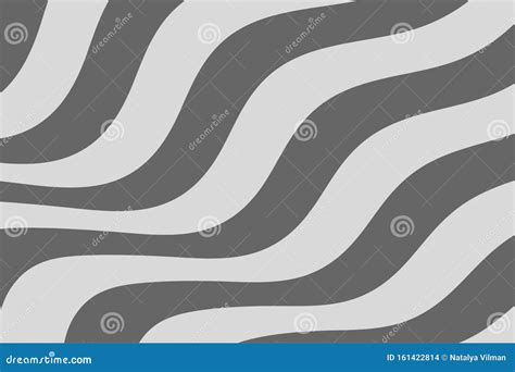 Geometric Background With Parallel Wavy Monochrome Lines Stock Illustration Illustration Of