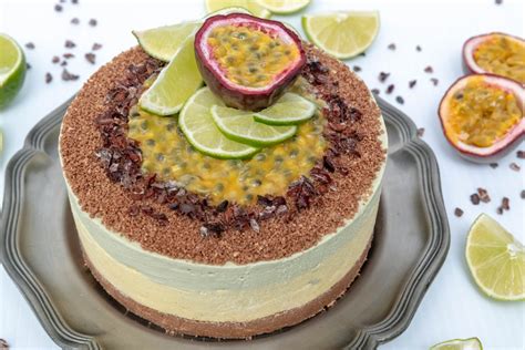 Exotic Passion Fruit And Lime Cake