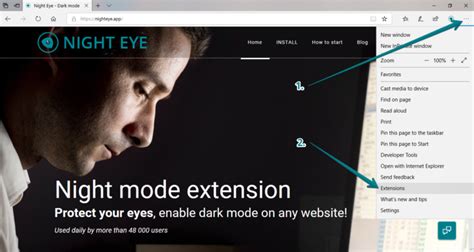 Enable Extensions In Private Or Incognito Mode Chrome Firefox Edge And Chromium Night Eye