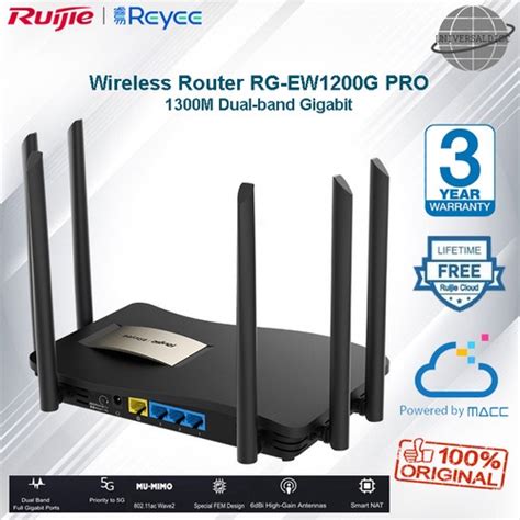Jual Ruijie Reyee Rg Ew G Pro M Dual Band Gigabit Wireless Router Shopee Indonesia
