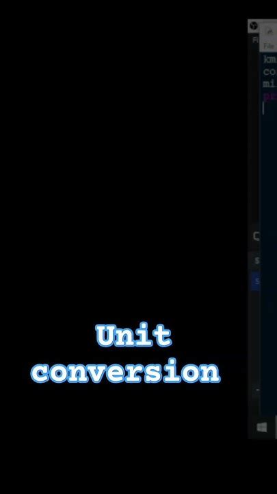 Unit Conversion In Python Pythonic Youtube