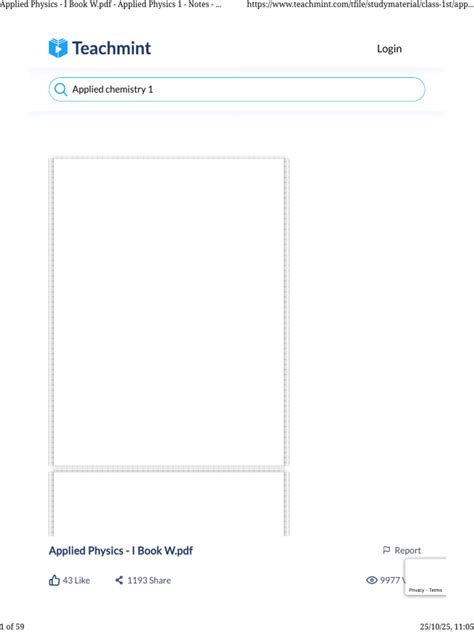 Applied Physics I Book Wpdf Applied Physics 1 Notes Teachmint