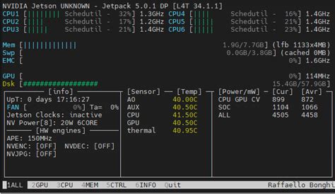 Jetson Stats Not Supported For [l4t 34 1 1] · Issue 223 · Rbonghi Jetson Stats · Github