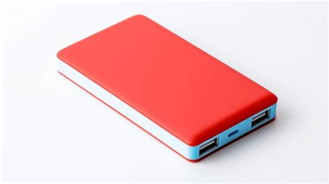 Premium Photo Power Bank With USB Ports Isolated On White Background