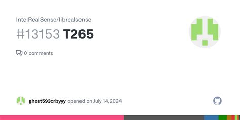 T265 · Issue 13153 · Intelrealsenselibrealsense · Github