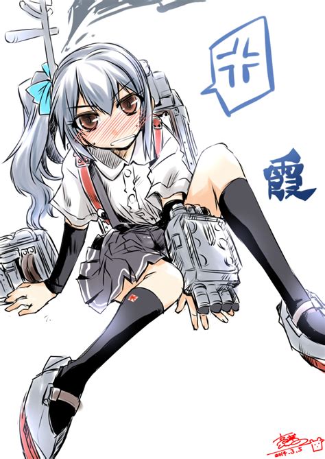 Safebooru 1girl Anger Vein Backpack Bag Blush Brown Eyes Grey Hair