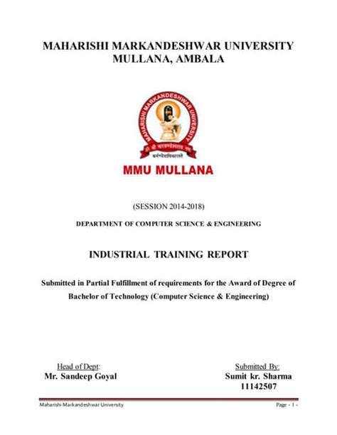 Core Java Training Report Docx