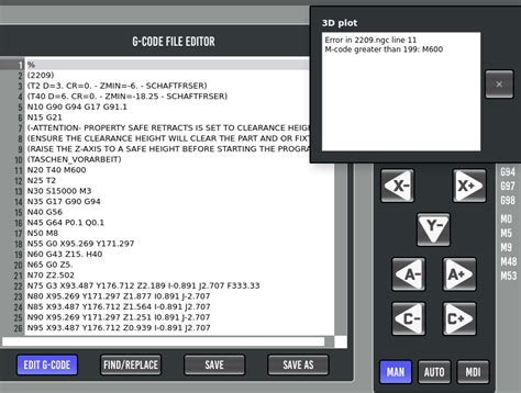 probe basic toolpath file preview loading error linuxcnc