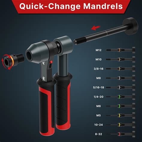 Tolret Rivet Nut Tool Rivet Nut Kit Rivnut Tool Kit