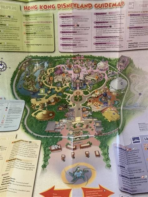 Hong Kong Disneyland Map And Brochure 2005 2023