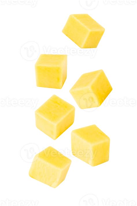 Falling Cube Mango Cutout Full Depth Of Field 54315095 Png