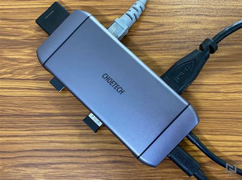 Trên tay hub chuyển đổi Choetech in USB C Multiport Adapter