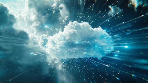 Cloud Computing And Digital Contents Concept Social Networking Service