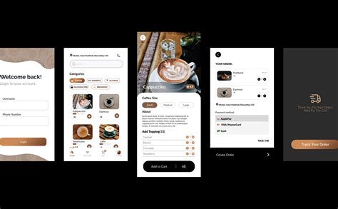 Coffee Shop Mobile App Figma