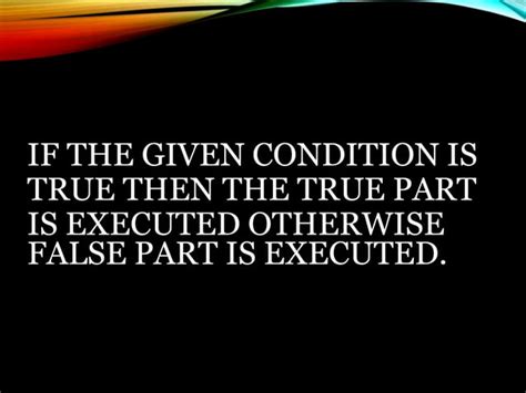Conditional Statement C Pptx