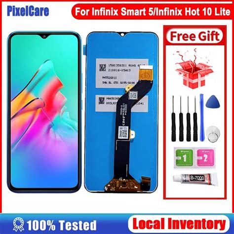 Original LCD With Frame For For Infinix Smart X C X Smart Pro Infinix Hot Lite LCD