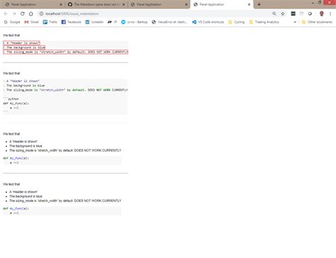 The Markdown Pane Does Not Handle Indented Docstrings Well · Issue
