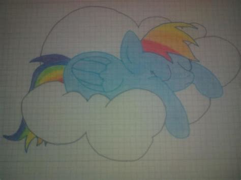 Rainbow Dash Sleeping By Rainboom Kiwi On Deviantart