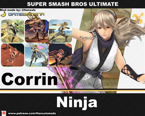 Corrin Ninja Mod For Super Smash Bros Ultimate Ssbu Mods