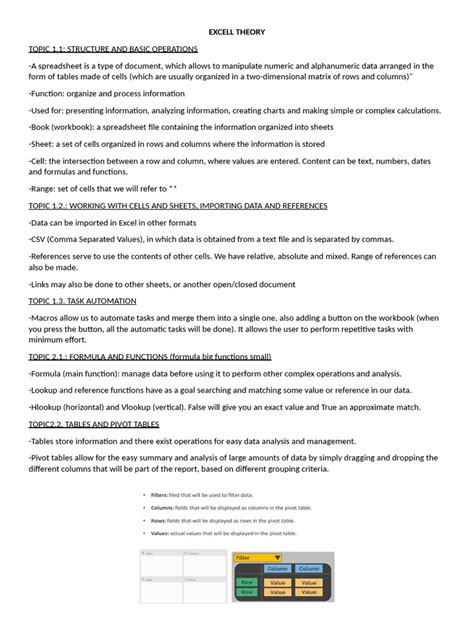 Excell Theory Pdf Spreadsheet Computing Excell Theory Pdf Spreadsheet Computing