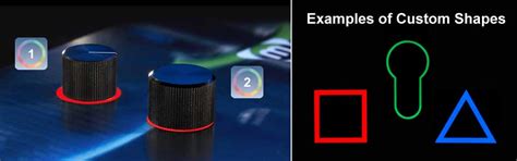 Mentor Plastic Wing And Pointer Equipment Knobs Multitron