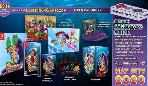 Shantae And The Seven Sirens Collectors Edition Looks Sweet
