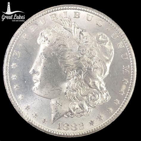 1882 Cc Morgan Silver Dollar Gsa With Box And Coa Great Lakes Coin