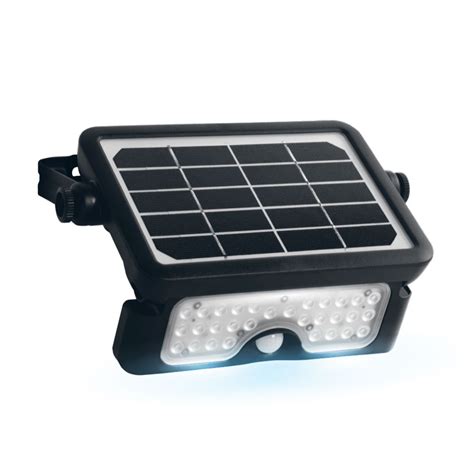 Reflector Led Solar Revatible Con Sensor De Movimiento 10w Luz FrÍa