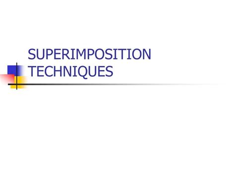 Orthodontics Superimpositiontechniquesppt