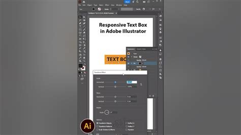 Responsive Text Box In Adobe Illustrator 24 07 2025 Youtube