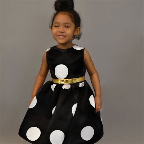 Black And White Polka Dot Flower Girl Dresses By Pantoramini