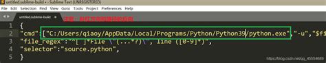用sublime Text 编写python程序sublime Text Python Csdn博客