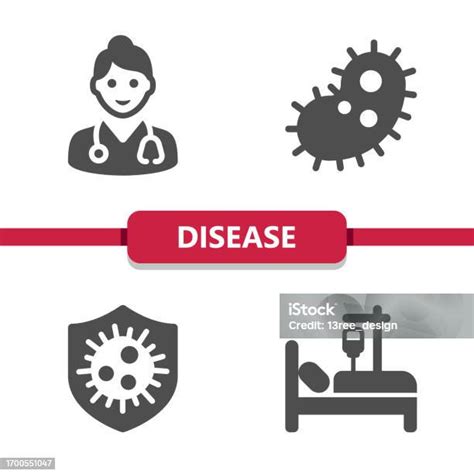 질병 아이콘 의사 박테리아 바이러스 병실 침대 벡터 아이콘 가정의 방에 대한 스톡 벡터 아트 및 기타 이미지 가정의 방 건강관리와 의술 막는 동작 Istock