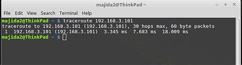 One Hop Traceroute Command Execution Download Scientific Diagram