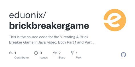 GitHub Eduonix Brickbreakergame This Is The Source Code For The