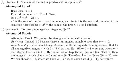 solved statement the sum of the first n positive odd integers is n 2