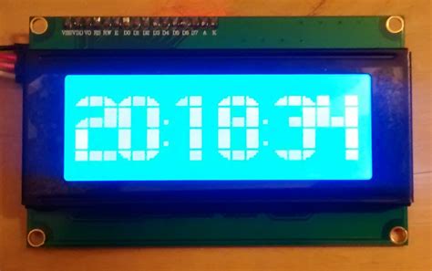 4 Line Lcd Big Numbers Wooduino Ca