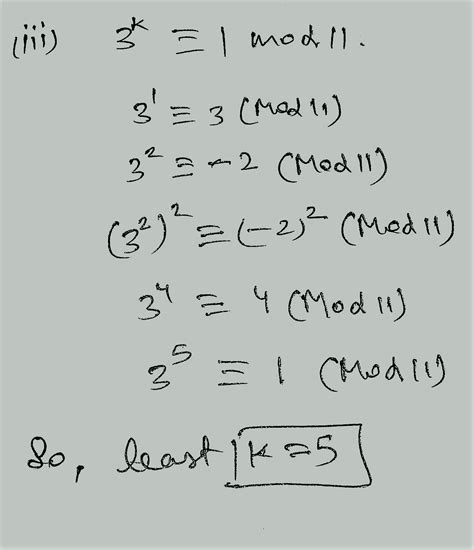 Solved Find The Smallest Positive Integer K Satisfying The Stated Course Hero