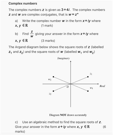 Solved Complex Numbers The Complex Numbers Z Is Given As Chegg Com