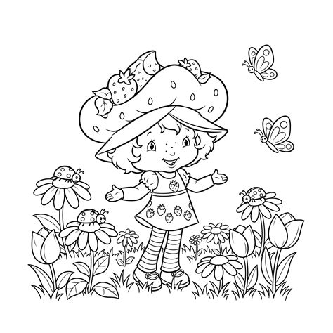 Strawberry Shortcake Coloring Pages Online