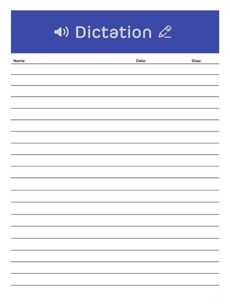 Dictation Pdf