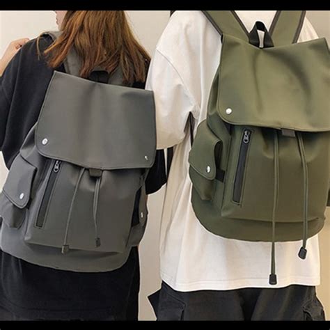 드레시백 브레슬린 캐주얼 남녀공용 커플 가방 직장인 출근룩 백팩 대학생 신학기 캐주얼 복조리 버킷 책가방심플 베이직 천가방